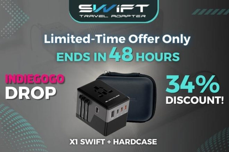 Swift: The 120W Type-C 3rd Gen. GaN 12-in-1 Travel | Indiegogo