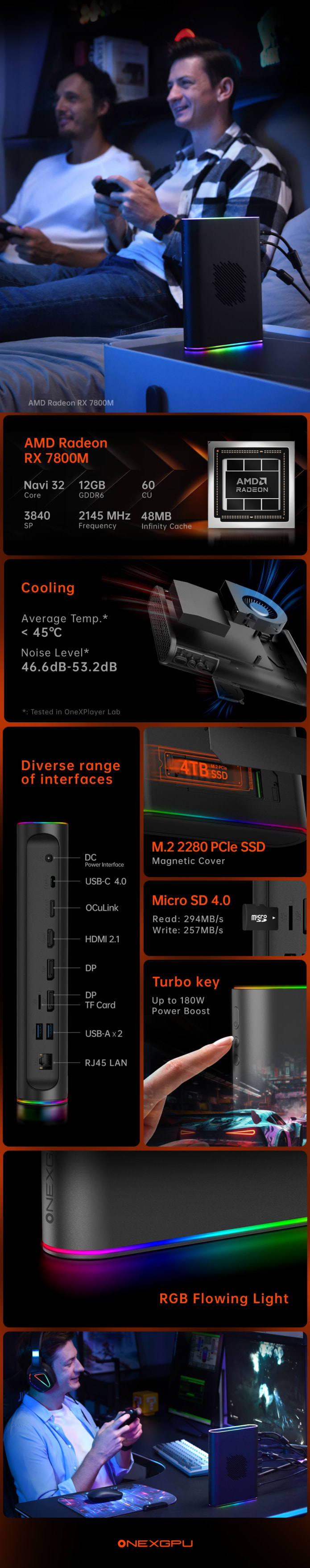 ONEXGPU 2: Ultimate eGPU with AMD Radeon RX 7800M | Indiegogo ONEXGPU 2: Ultimate eGPU with AMD Radeon RX 7800M | Indiegogo