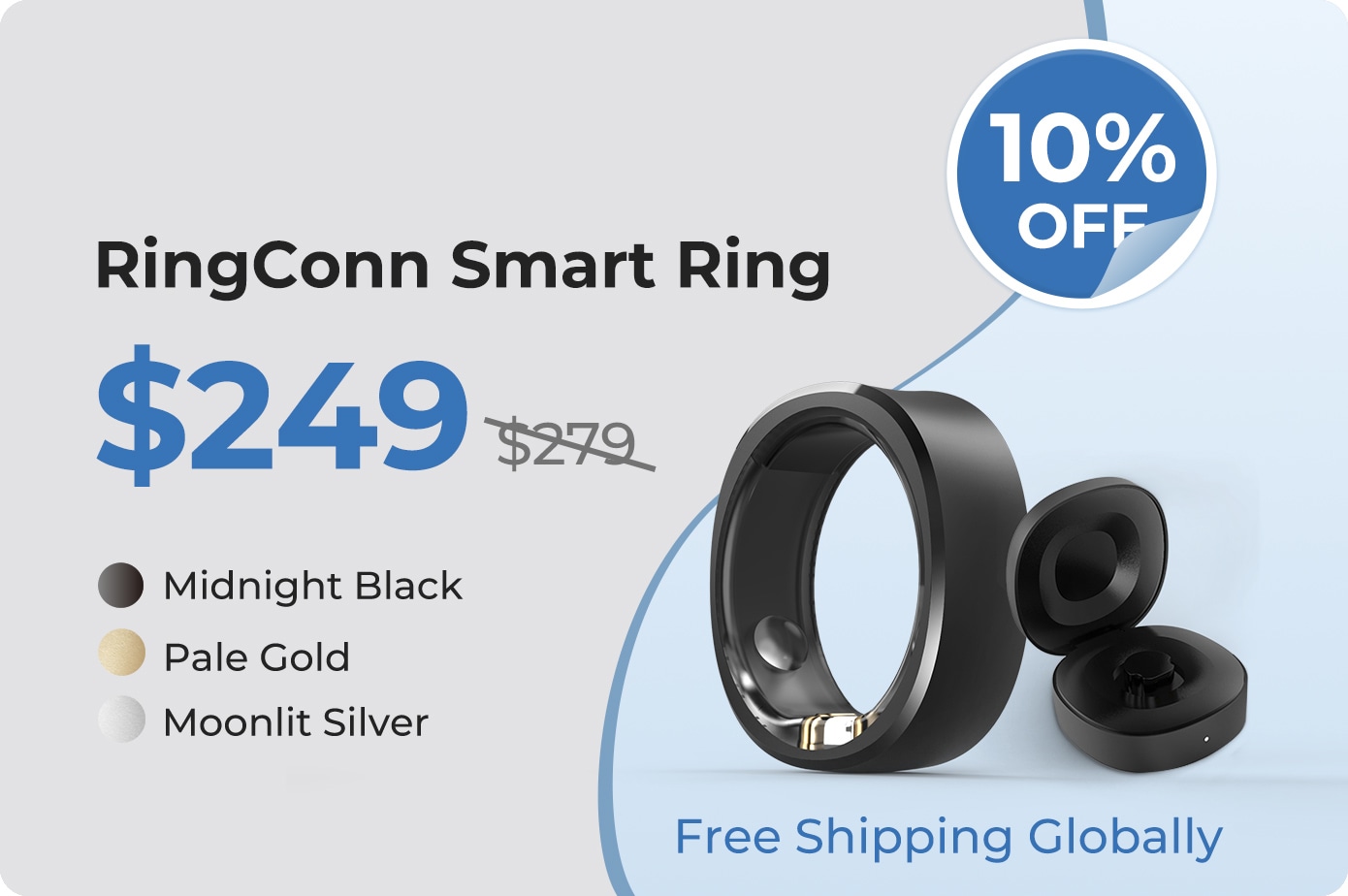 RingConn Smart Ring: Smartest Wearable for You | Indiegogo
