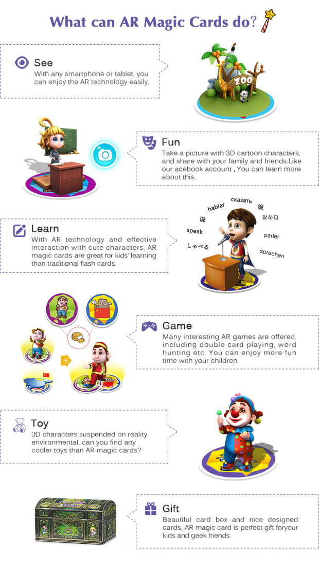 AR Magic Cards: first Augmented Reality flashcards | Indiegogo