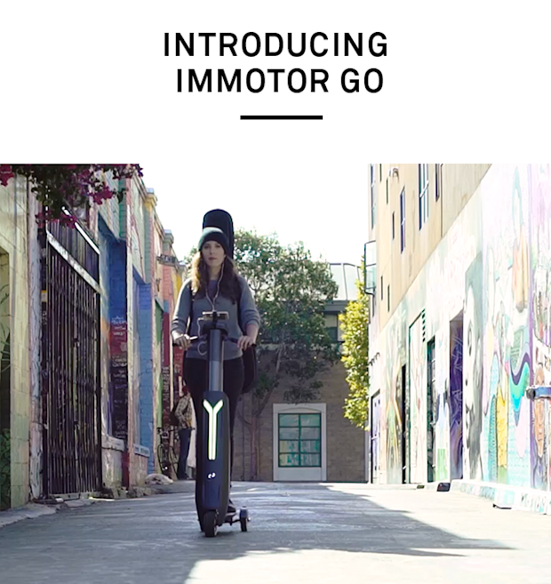 Immotor GO: The Smartest Electric Scooter EVER
