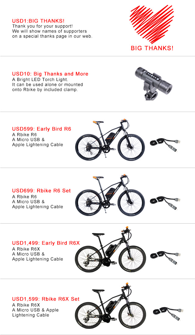 Rbike - Long Lasting Pedal-Assist Electric Bike | Indiegogo