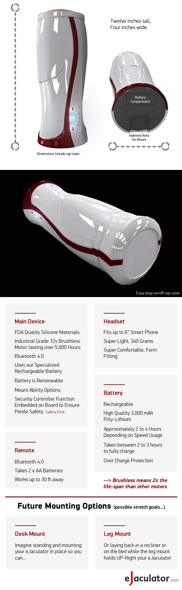 eJaculator - VR Headset Sync'd Stroking Adult Toy | Indiegogo