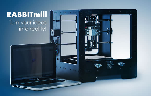 The Rabbit Mill Desktop CNC by SourceRabbit | Indiegogo