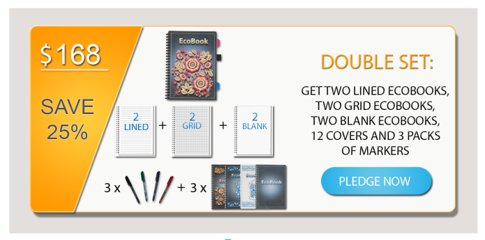 EcoBook - reusable, biodegradable notebook. | Indiegogo