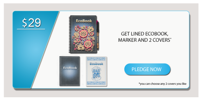 EcoBook - reusable, biodegradable notebook. | Indiegogo