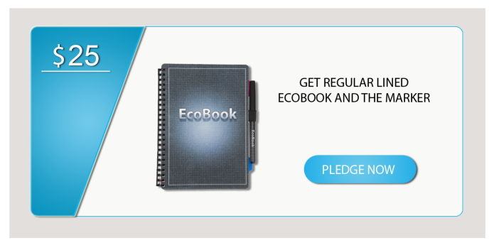 EcoBook - reusable, biodegradable notebook. | Indiegogo