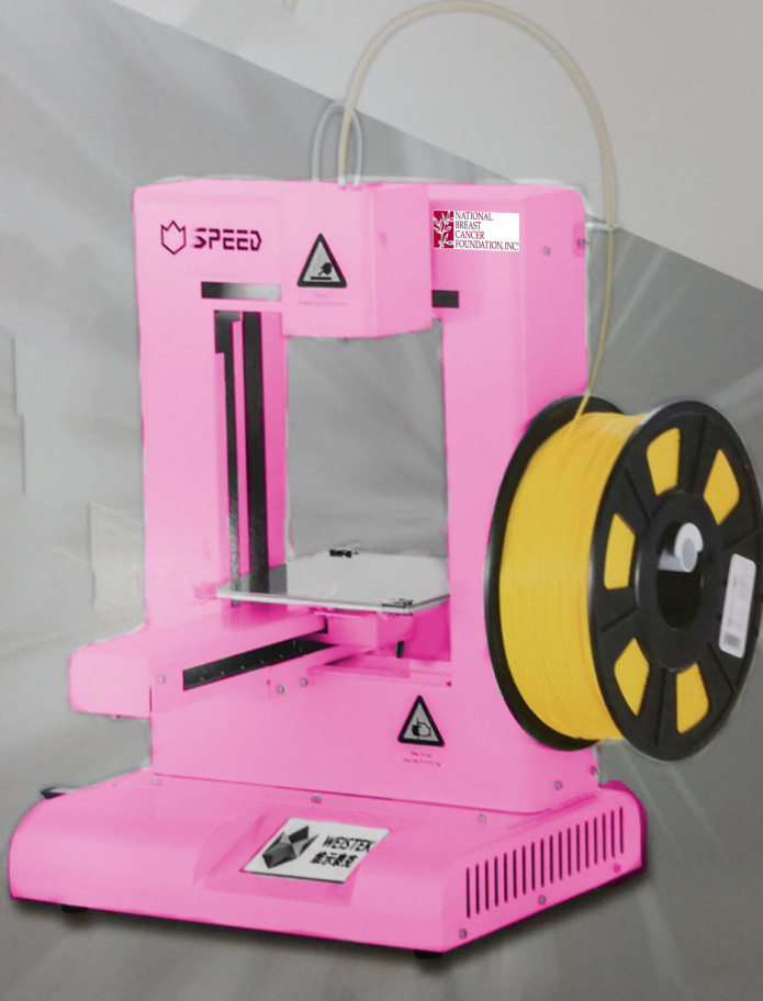 PINK SPEED 3D PRINTER FOR BREAST CANCER AWARENESS! | Indiegogo