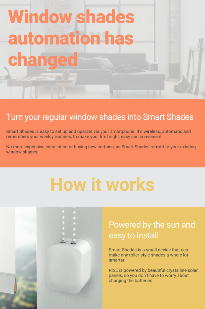 Smart Shades - automate your window shades | Indiegogo
