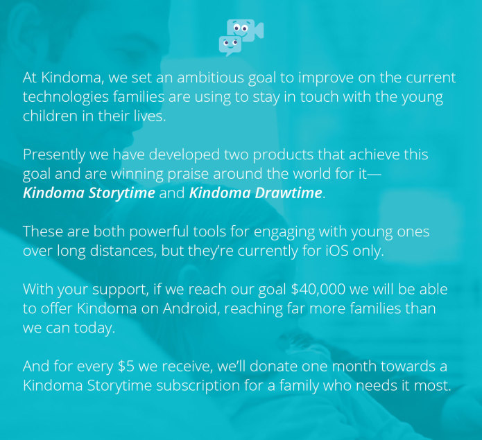 Kindoma: Video Calls for Kids with Interactivity! | Indiegogo