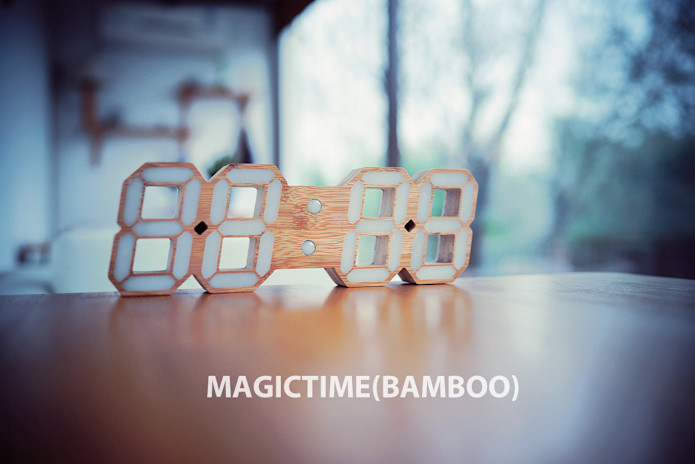 magictime,Smart wooden led clock | Indiegogo