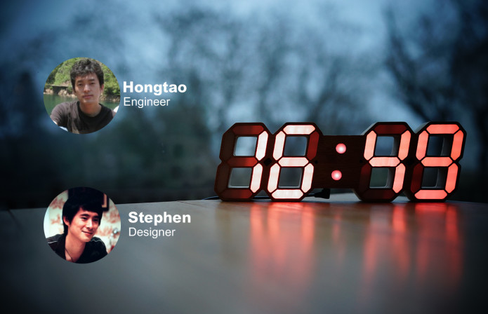 magictime,Smart wooden led clock | Indiegogo