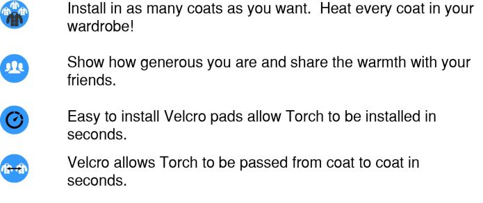 Torch - The World's First Universal Coat Heater | Indiegogo