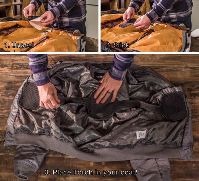 Torch - The World's First Universal Coat Heater | Indiegogo