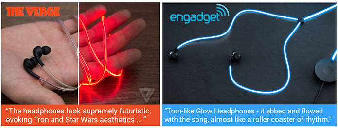 Glow: The First Smart Headphones with Laser Light | Indiegogo