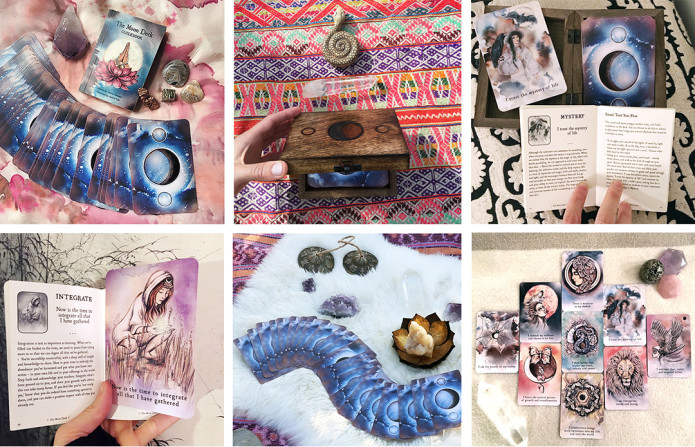 The Moon Deck An Intuitive Oracle Set Indiegogo