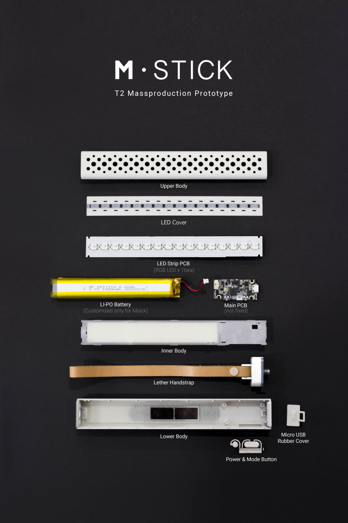 Mstick : Smart Phone Controlled LED Light Stick | Indiegogo