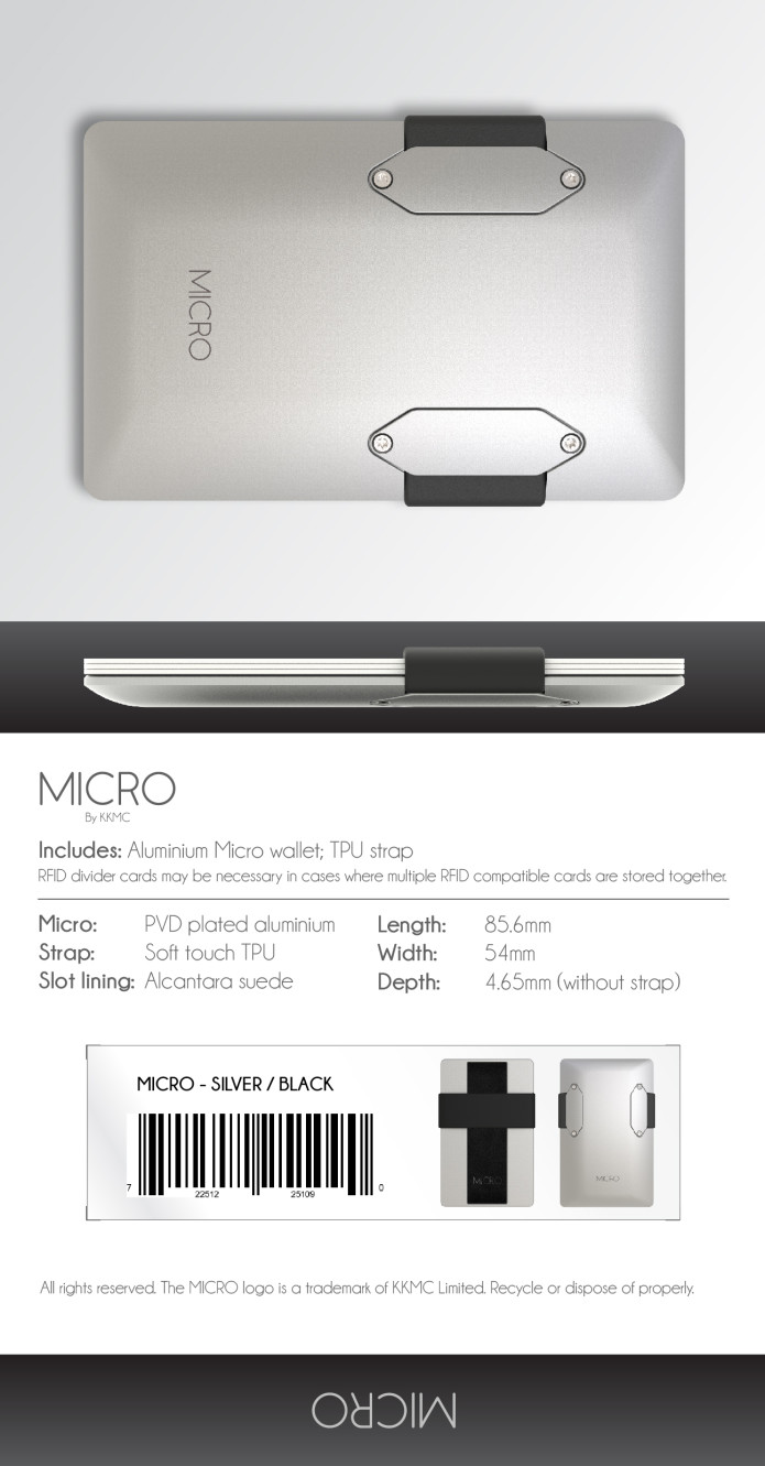 MICRO - The MOST beautiful minimalist wallet EVER! | Indiegogo
