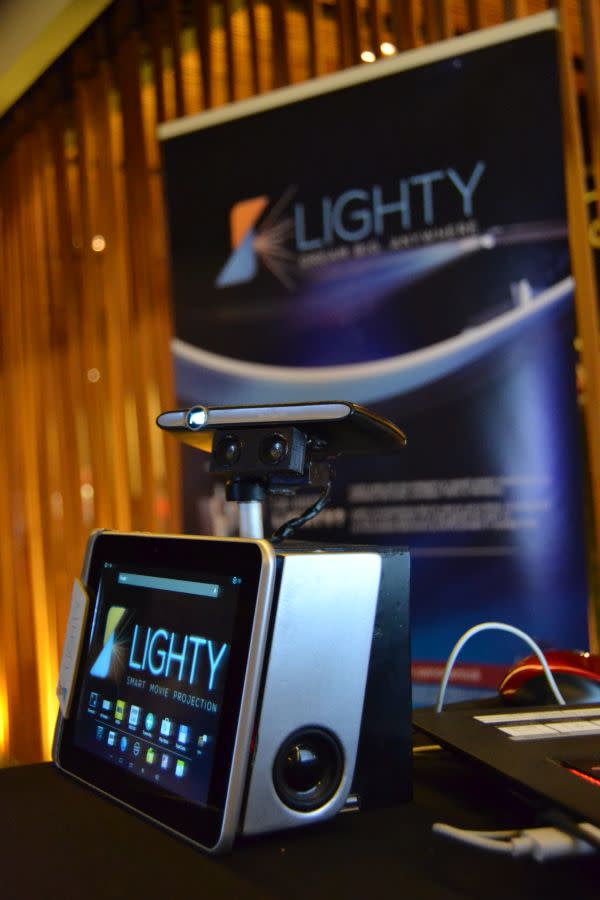 Lighty - World's First Robotic HD Laser Projector | Indiegogo