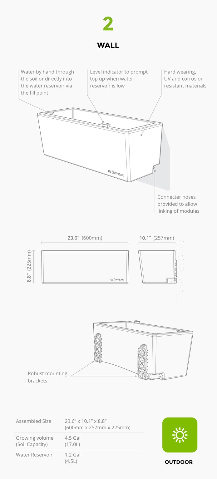 The Glowpear Mini Self Watering Planter | Indiegogo