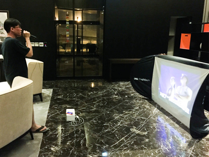 Magic Screen: Freestanding Popup Projection Screen | Indiegogo