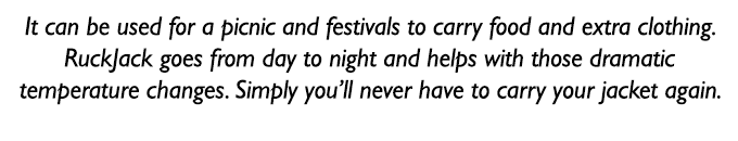 Convertible Jacket-Backpack - Patented | Indiegogo