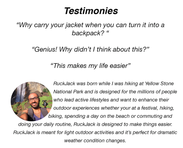 Convertible Jacket-Backpack - Patented | Indiegogo