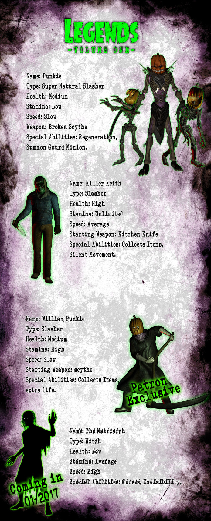 Horror Legends | Indiegogo