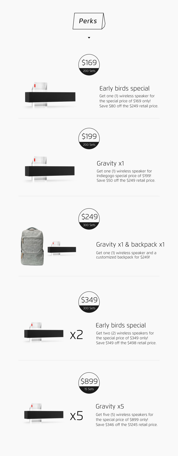 Gravity: Floating speaker with floating display | Indiegogo
