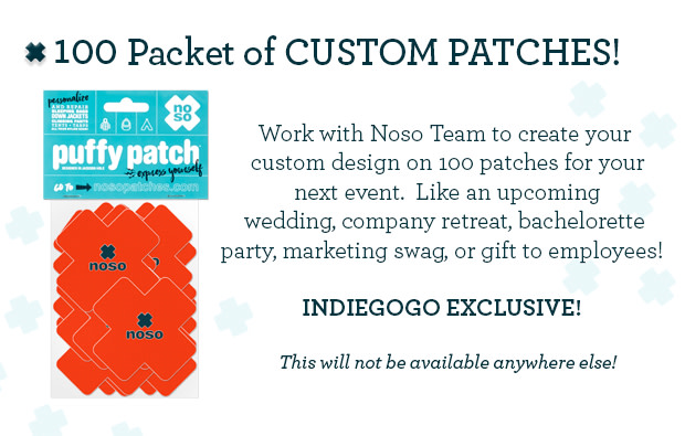 Noso Puffy Patches | Indiegogo