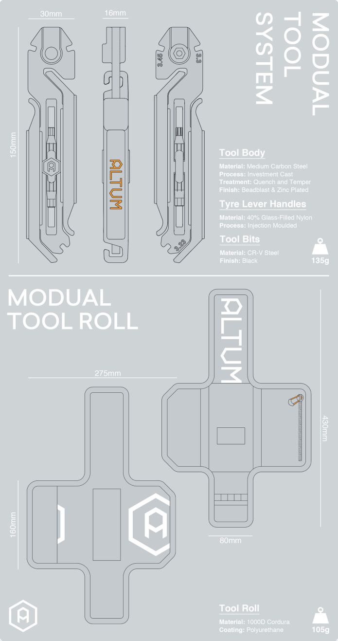 MODUAL: Innovative Bicycle Multi-Tool & Tool Roll | Indiegogo