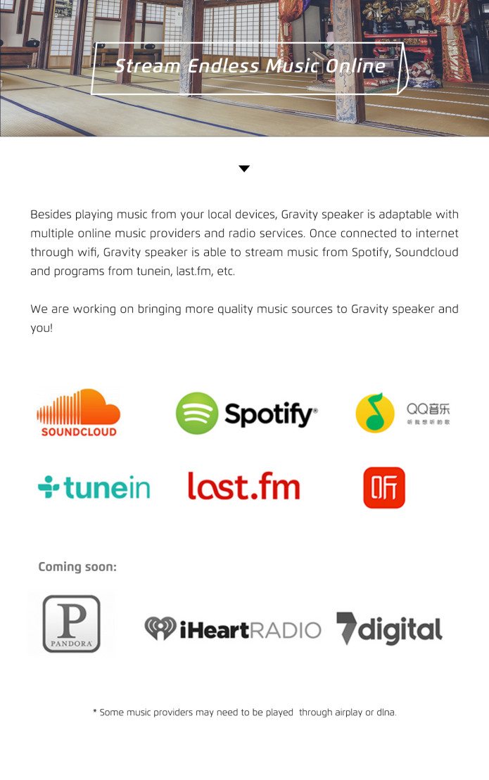 Gravity: Floating speaker with floating display | Indiegogo