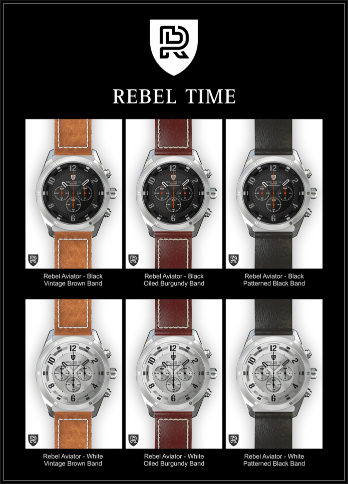 Premium Watches with a Bold Outlook by Rebel Time | Indiegogo