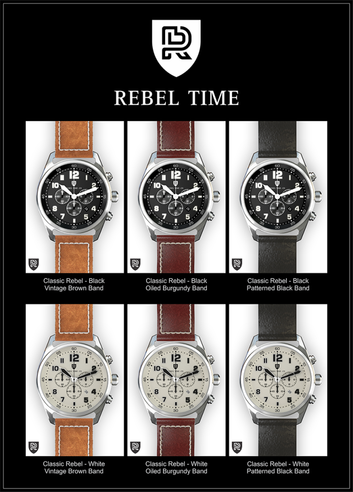 Premium Watches with a Bold Outlook by Rebel Time | Indiegogo