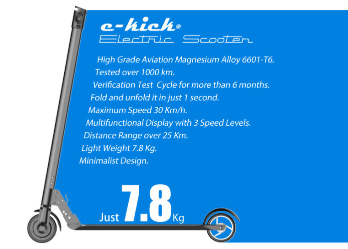 Urban Electric Scooter E-kick E-Scooter | Indiegogo