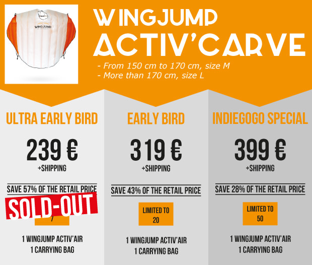 Wingjump, the World's First wings for skiing | Indiegogo