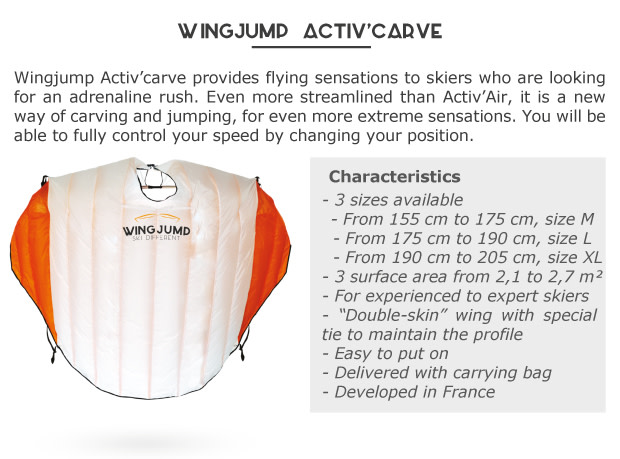 Wingjump, the World's First wings for skiing | Indiegogo