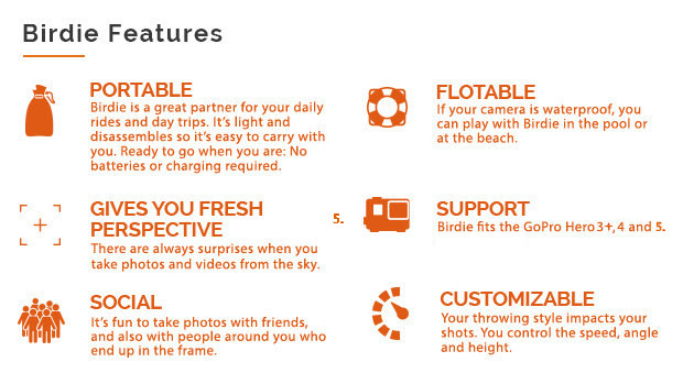 Birdie: make your camera fly! | Indiegogo