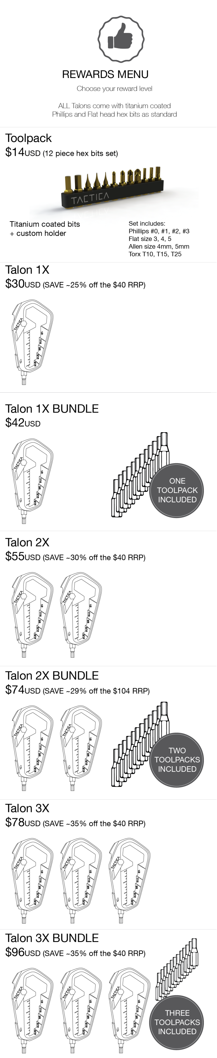 Talon - lightweight pocket tool for everyday carry | Indiegogo