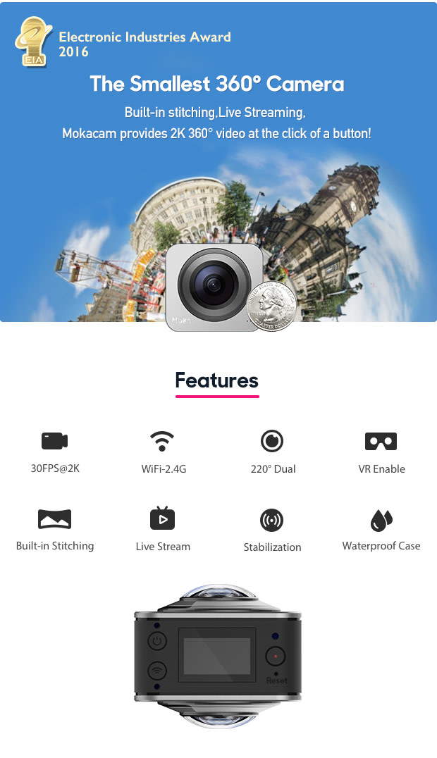 The World's Smallest 360 Camera - Moka360 | Indiegogo