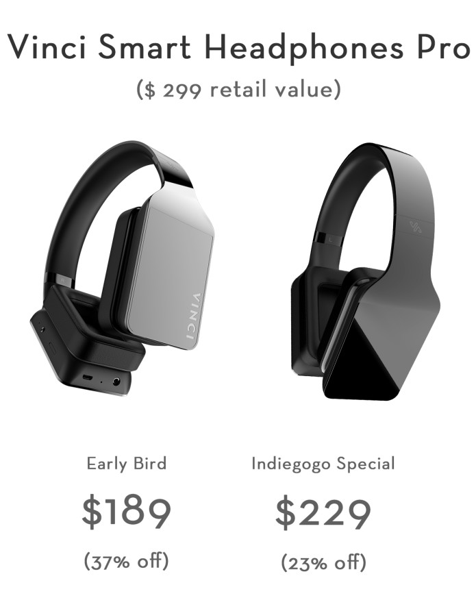 Vinci - First Smart Headphones with AI | Indiegogo
