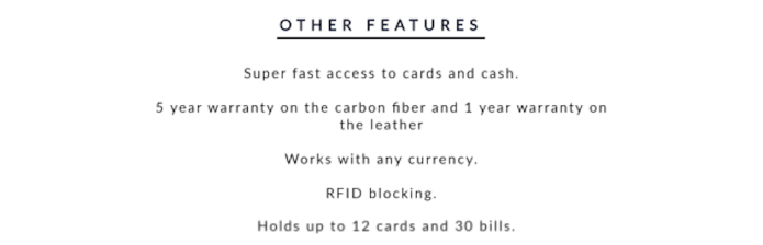 The world's first SPEED WALLET now in CARBON FIBER | Indiegogo