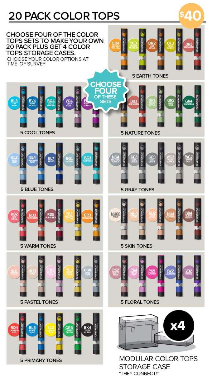 Chameleon Color Tops: A NEW way to blend color! | Indiegogo