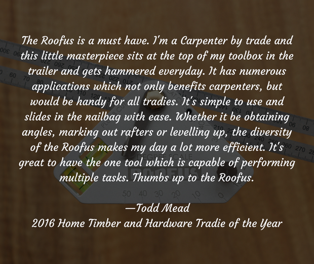 Roofus Revolutionizing Carpentry | Indiegogo