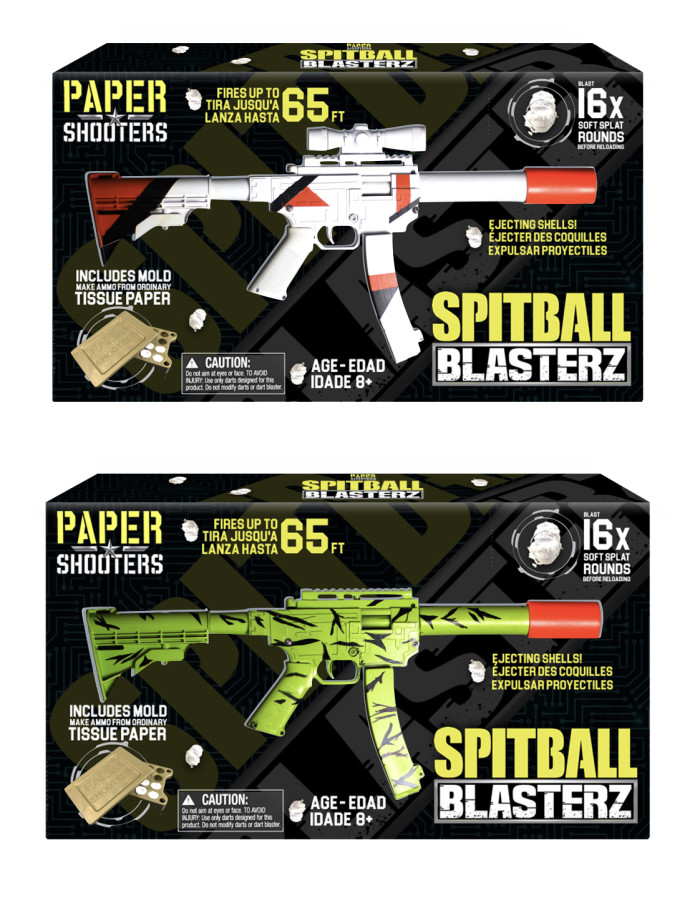 Spitball Blasterz : Fire Paper Ammo Up To 65 FT! | Indiegogo