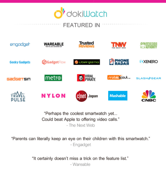 dokiWatch: World's Most Advanced Kids' Smartwatch | Indiegogo