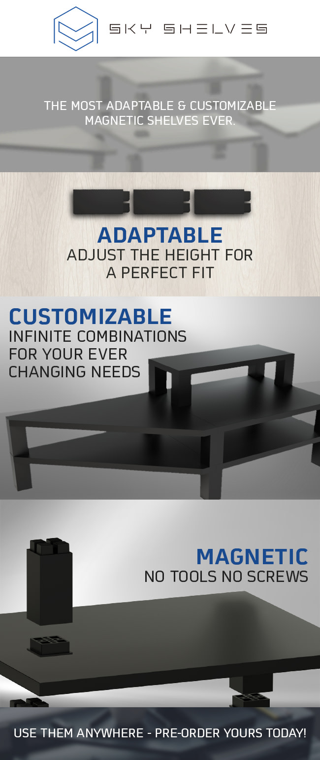 Sky Shelves - Your Space. Your Design. | Indiegogo