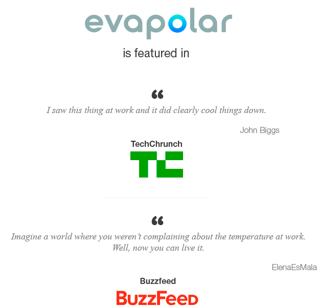 Evapolar 2: Smart Personal Air Conditioner | Indiegogo