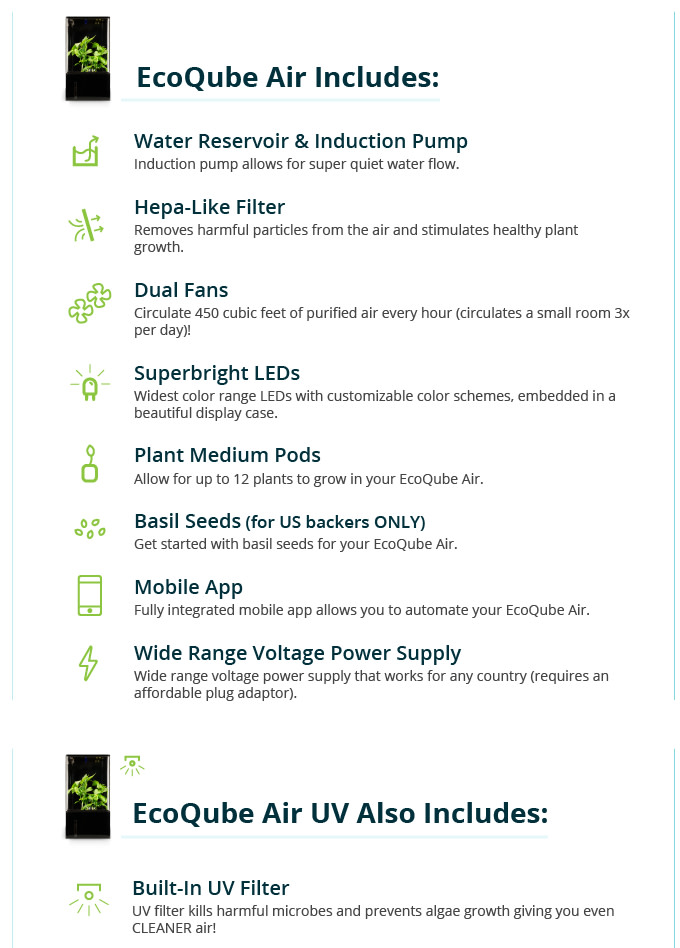 EcoQube Air - The World's First Desktop Greenhouse | Indiegogo