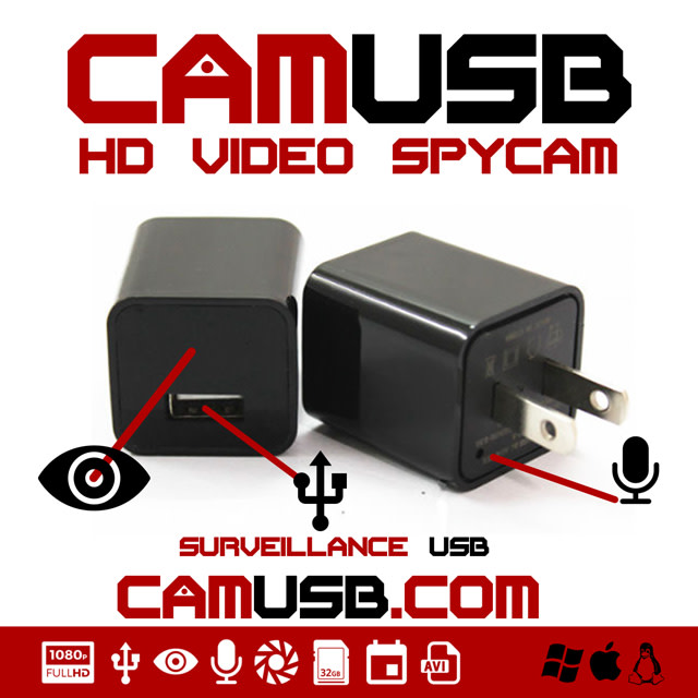 CAM USB Hidden Surveillance Camera in USB Charger | Indiegogo